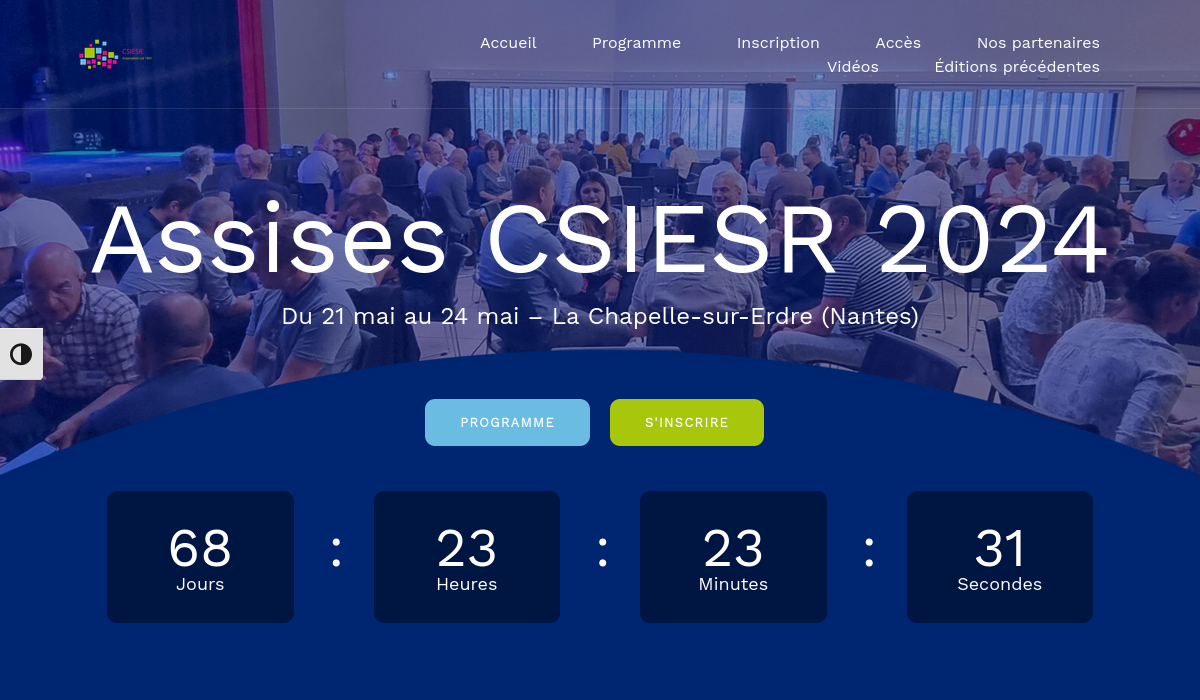 Assises Annuelles du CSIESR 2024 - CSIESR